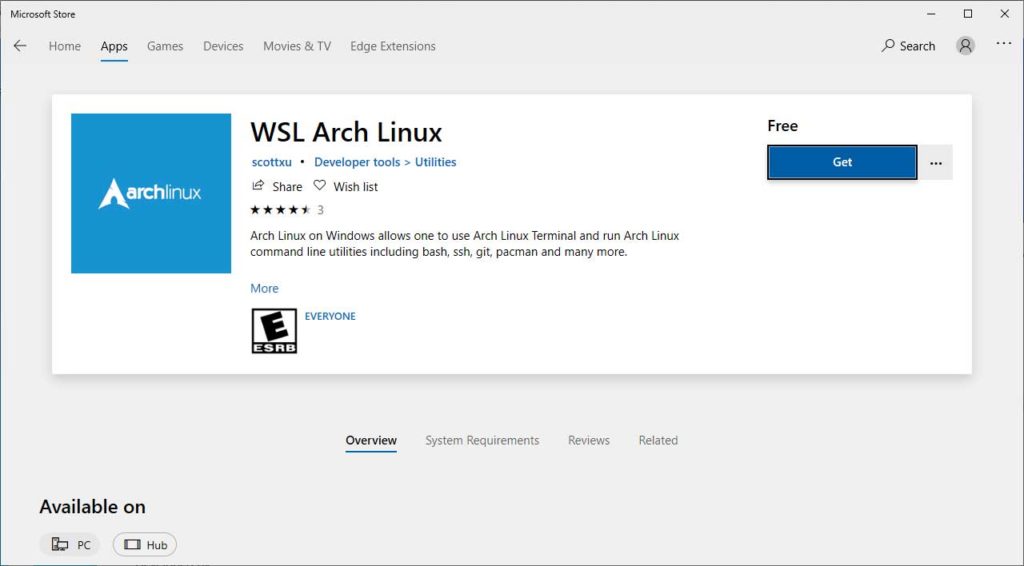 Arch Linux está ahora disponible en Windows 10 a través del sistema WSL ...
