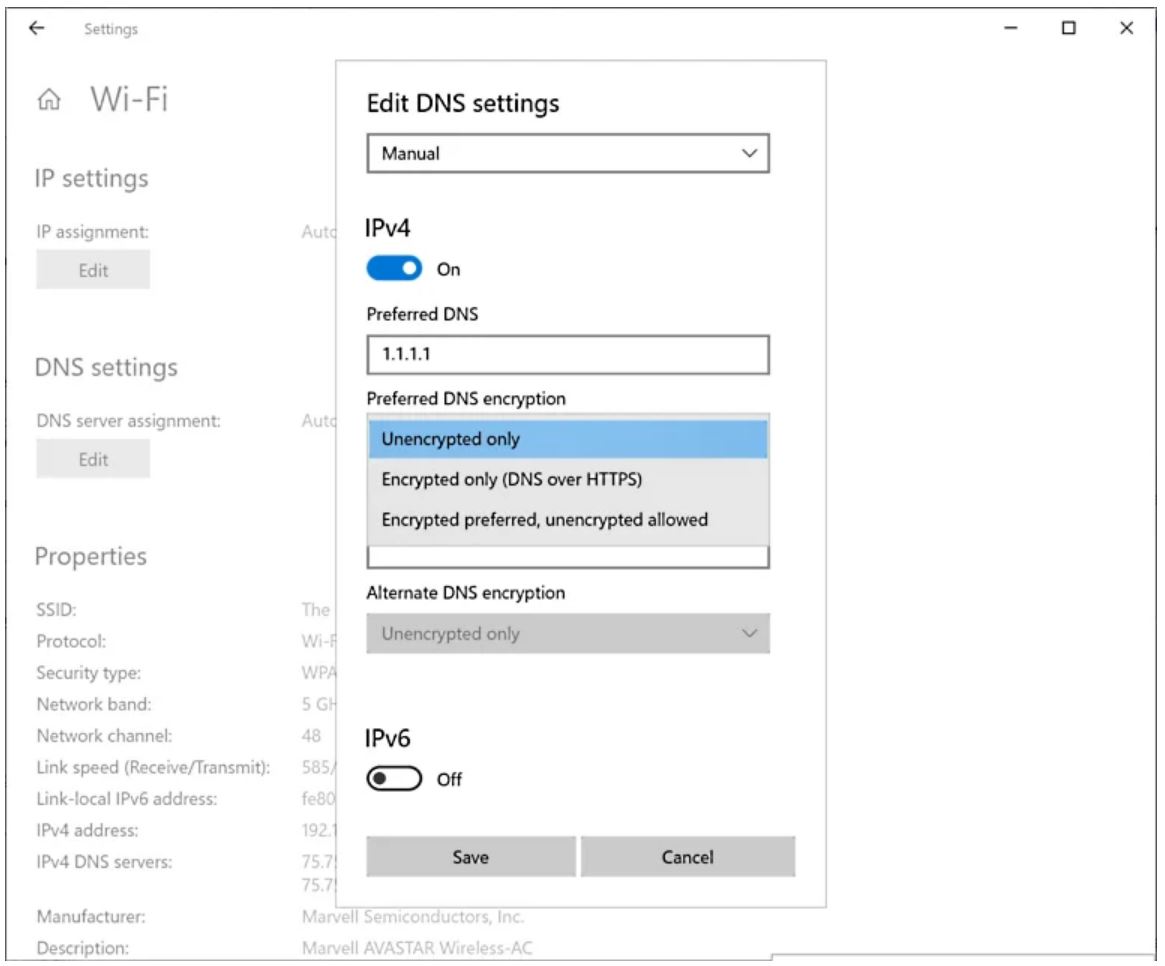 Cómo habilitar DNS sobre HTTPS (DoH) en Windows 10 – Consejero Digital